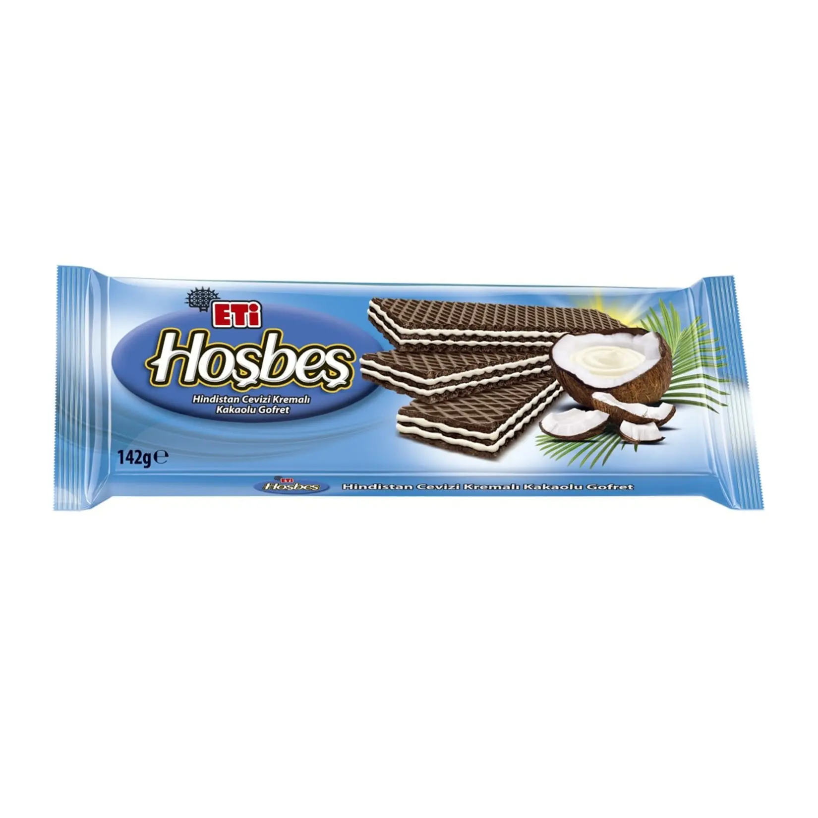 Eti - Hosbes - Chocolate Wafer with Coconut Cream - 142 gr - Bakkal ...